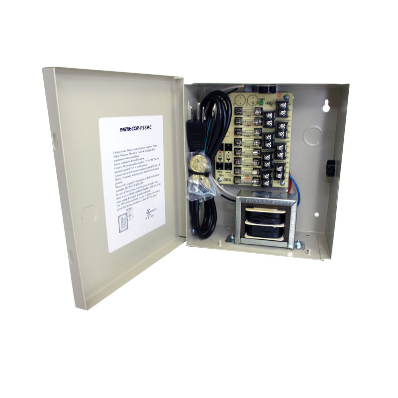 8-Channel 24vAC 4amp Power Supply