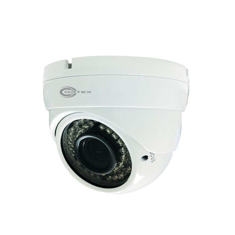 Hybrid AHD 2.8-12mm Varifocal Outdoor Dome Camera with Dragonfire® IR